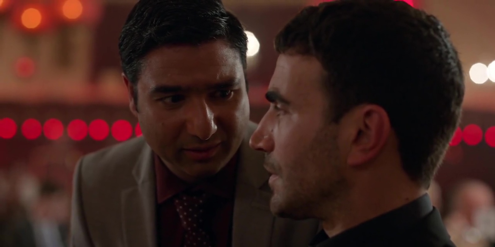 Ted Lasso - Image: Roy: Why is your face so close to mine? Nathan: Well ...